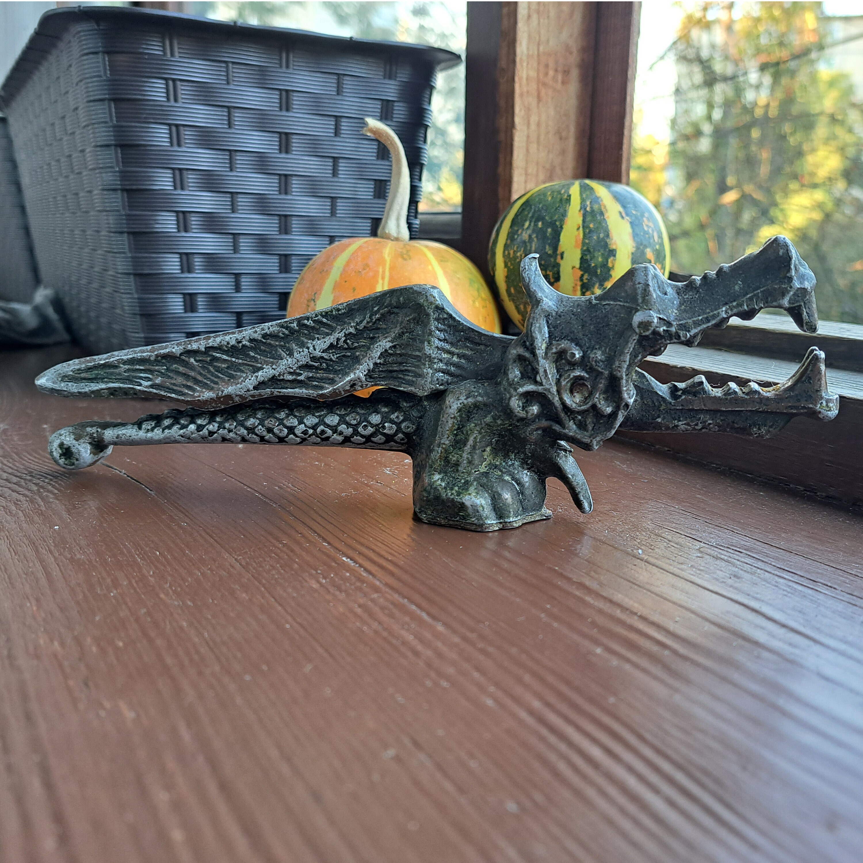 Dragon Antique Metal Walnut Vintage Nutcracker Nut Cracker - Etsy