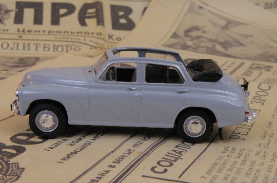 GAZ M-20 Pobeda Collectible Car Model Scale 1:43 Deagostini - Etsy