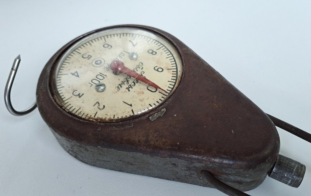 Vintage Working Hand Scales in Metal Case. Maximum Weighing up to 10 Kg ...
