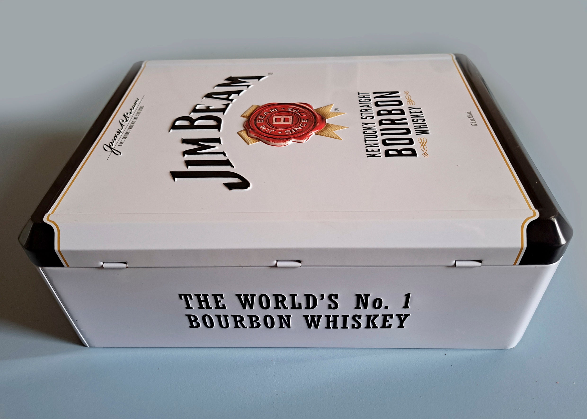 Original Rare Tin Empty Jim Beam Box - Etsy