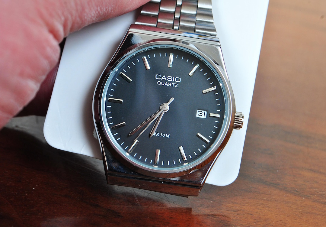 Vintage Model of Casio Watch. New Fully Working Casio MTP-VC01 Quartz ...