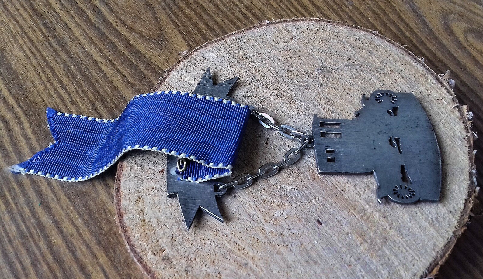 Rar Collectible Badge With Silk Ribbon 1975 West German - Etsy