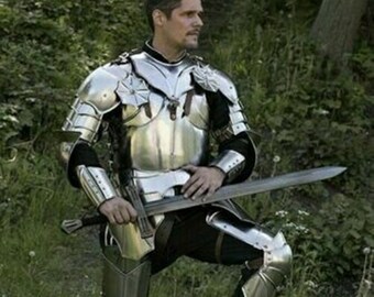 Medieval Knight Plate Armour Suit Battle Warrior Half Body | Etsy Canada