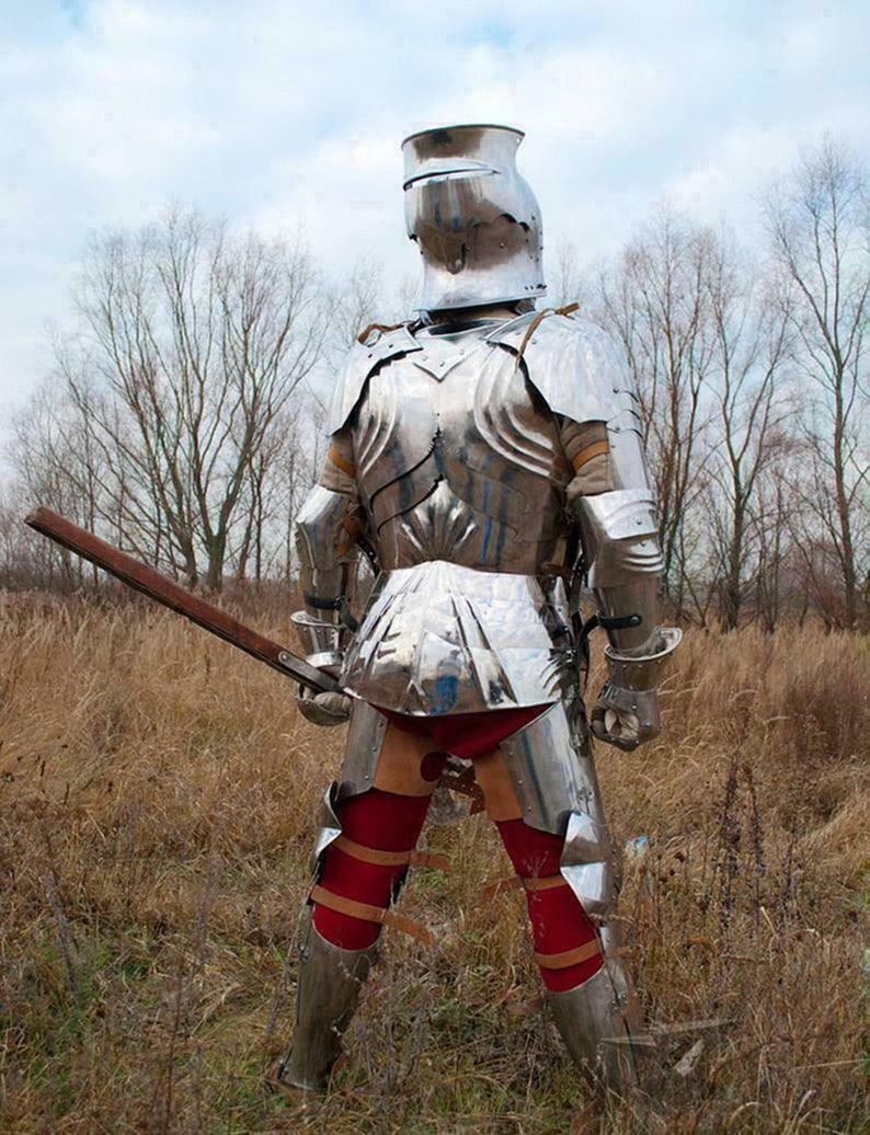 13th Century Full Plate Armor Gothic Steel Armor - Etsy UK