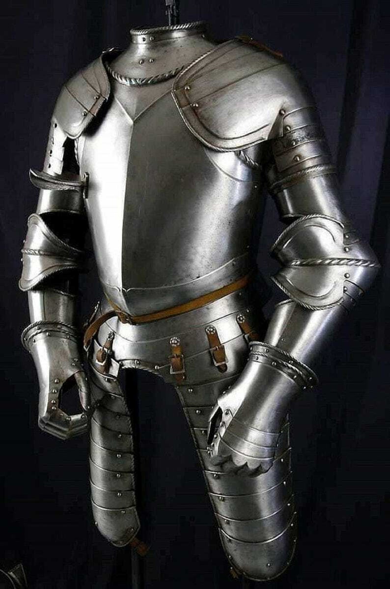Medieval Knight Plate Armour Suit Battle Warrior Half Body | Etsy Canada