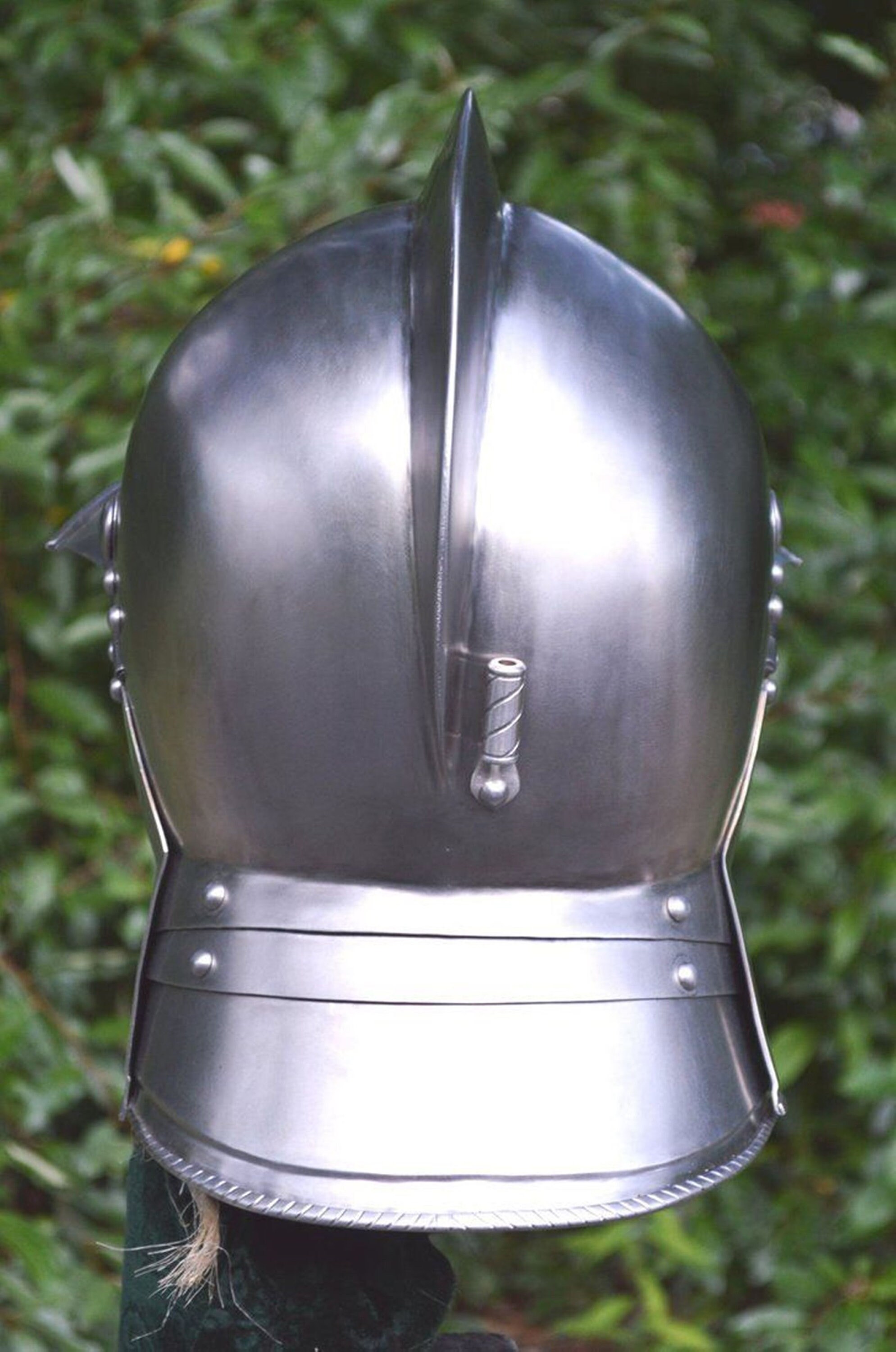 German Burgonet Helmet Larp Helmet | Etsy