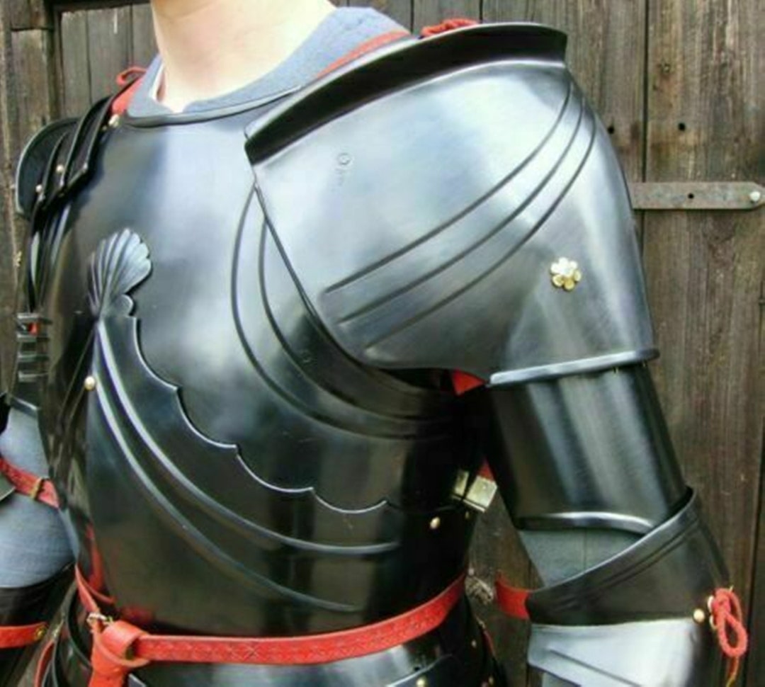 Gothic Armor, Cuirass With Pauldrons Arm Guards, Armor Suit - Etsy ...
