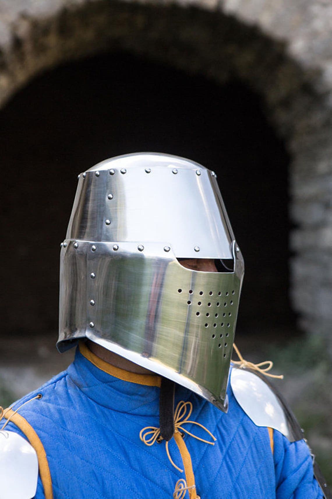 Medieval Crusader Helmet Bucket Helmet | Etsy