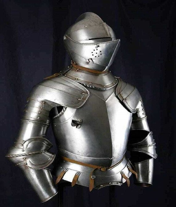 Medieval Knight Plate Armour Suit Battle Warrior Half Body | Etsy Canada