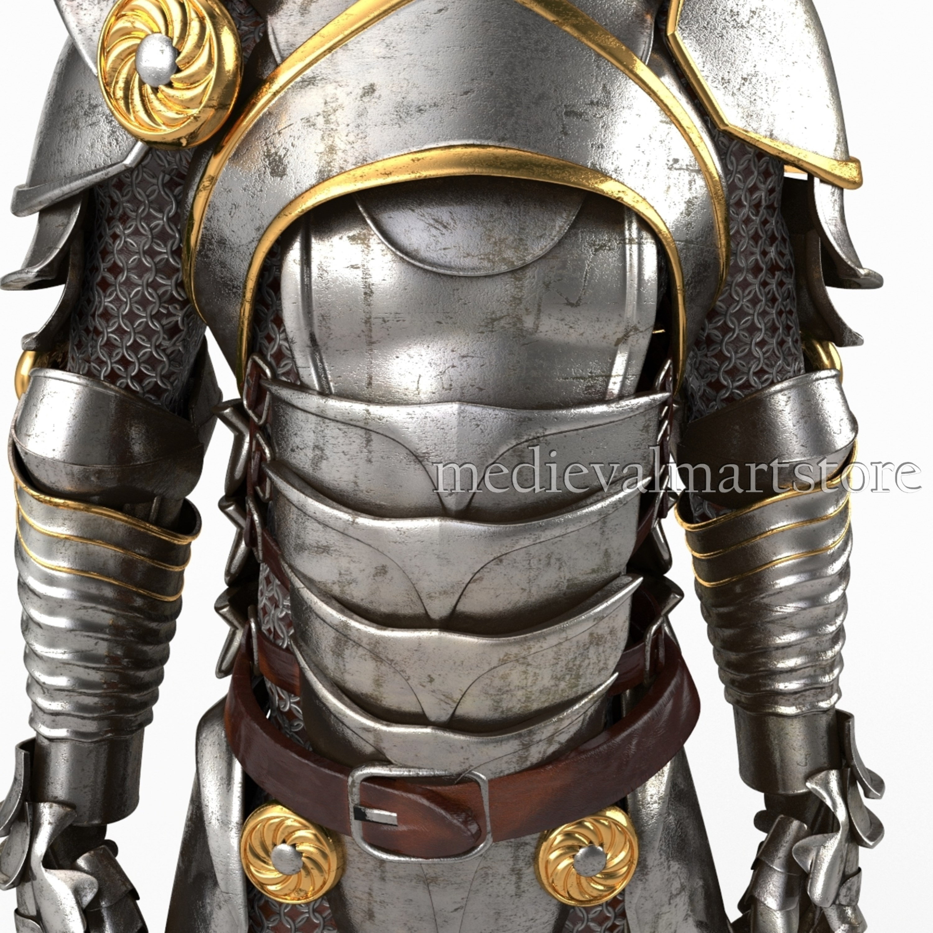 Wearable Medieval Plate Armour Full Body Armor Suit With - Etsy