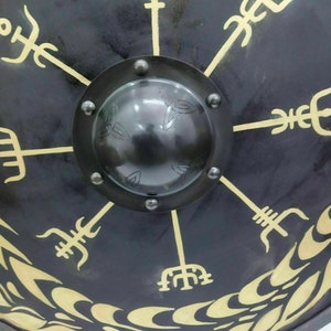 Medieval Snake Shield Viking 24 Wooden Shield Heavy - Etsy