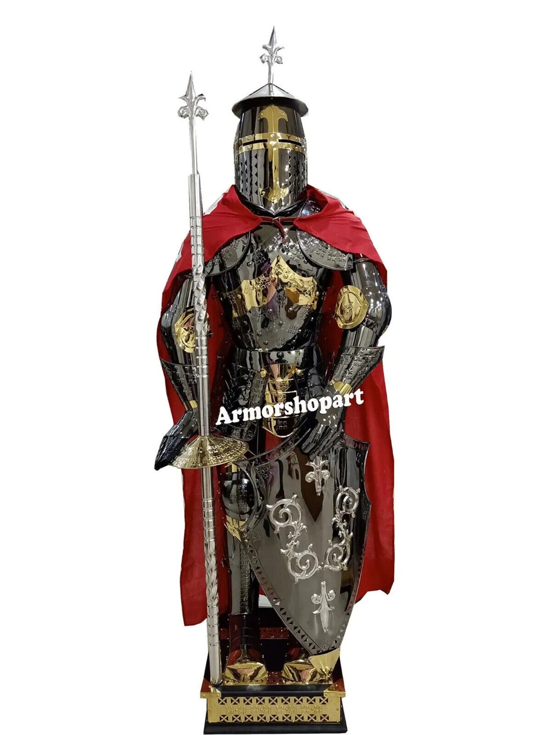 Medieval Knight Armor Suit of Armor Stainless Steel Full Body Armour ...