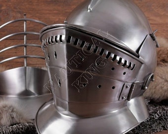 Closed Knight Helmet - Etsy