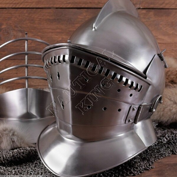Knight Helmet - Etsy