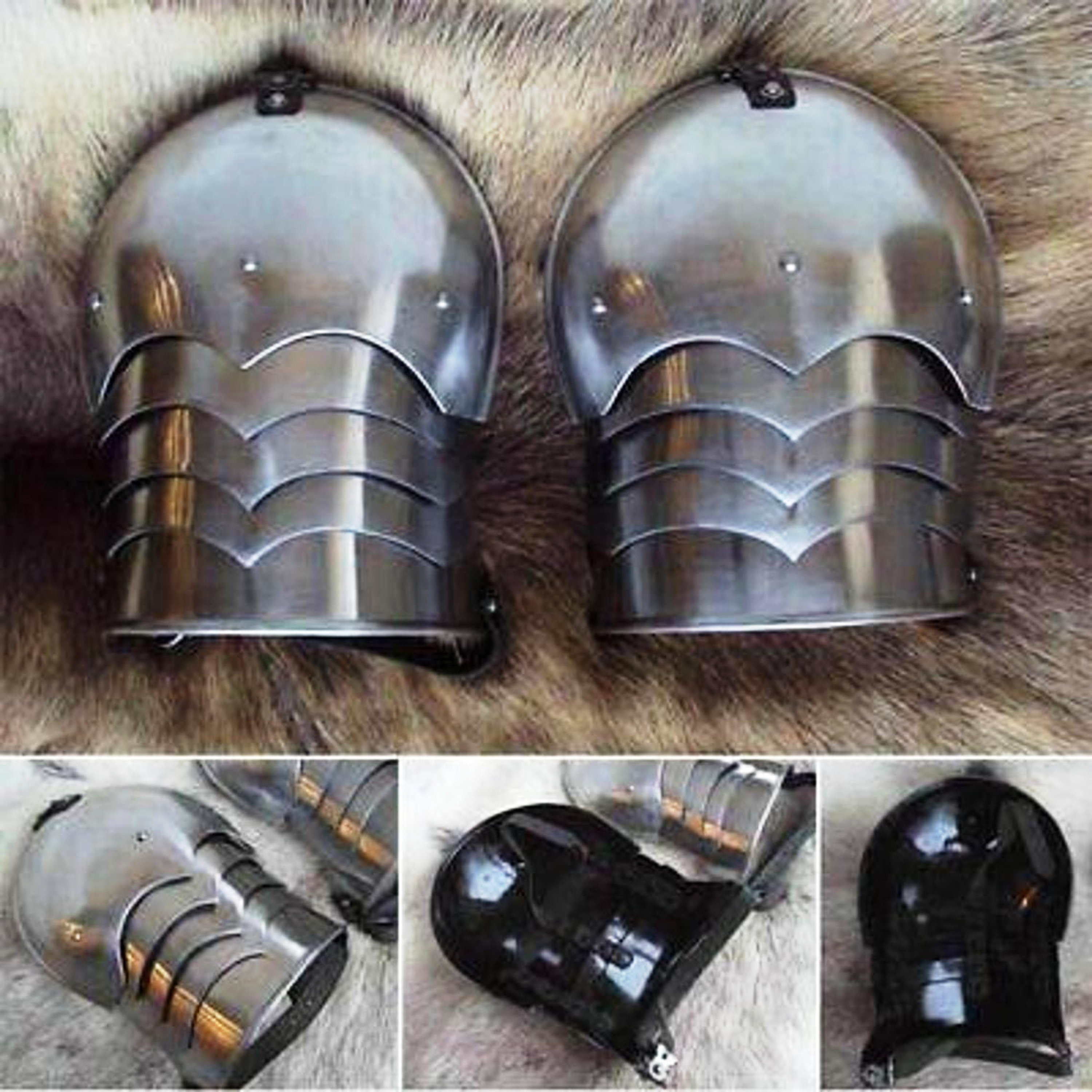 Medieval Pauldrons Steel Pauldrons - Etsy