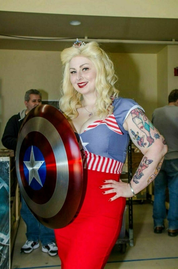 Marvels Avengers Legend Captain America Shield | Metal Prop Replica ...