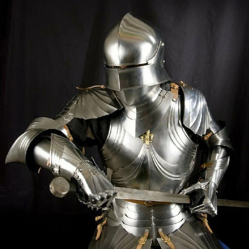 Medieval Gothic Knight Body Armor Suit Larp Crusader Wearable - Etsy