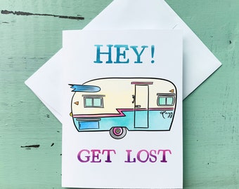 Get Lost Card | Etsy