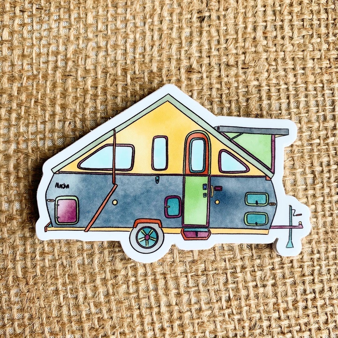 Camper Sticker Camping Trailer Sticker Alaska Camper - Etsy