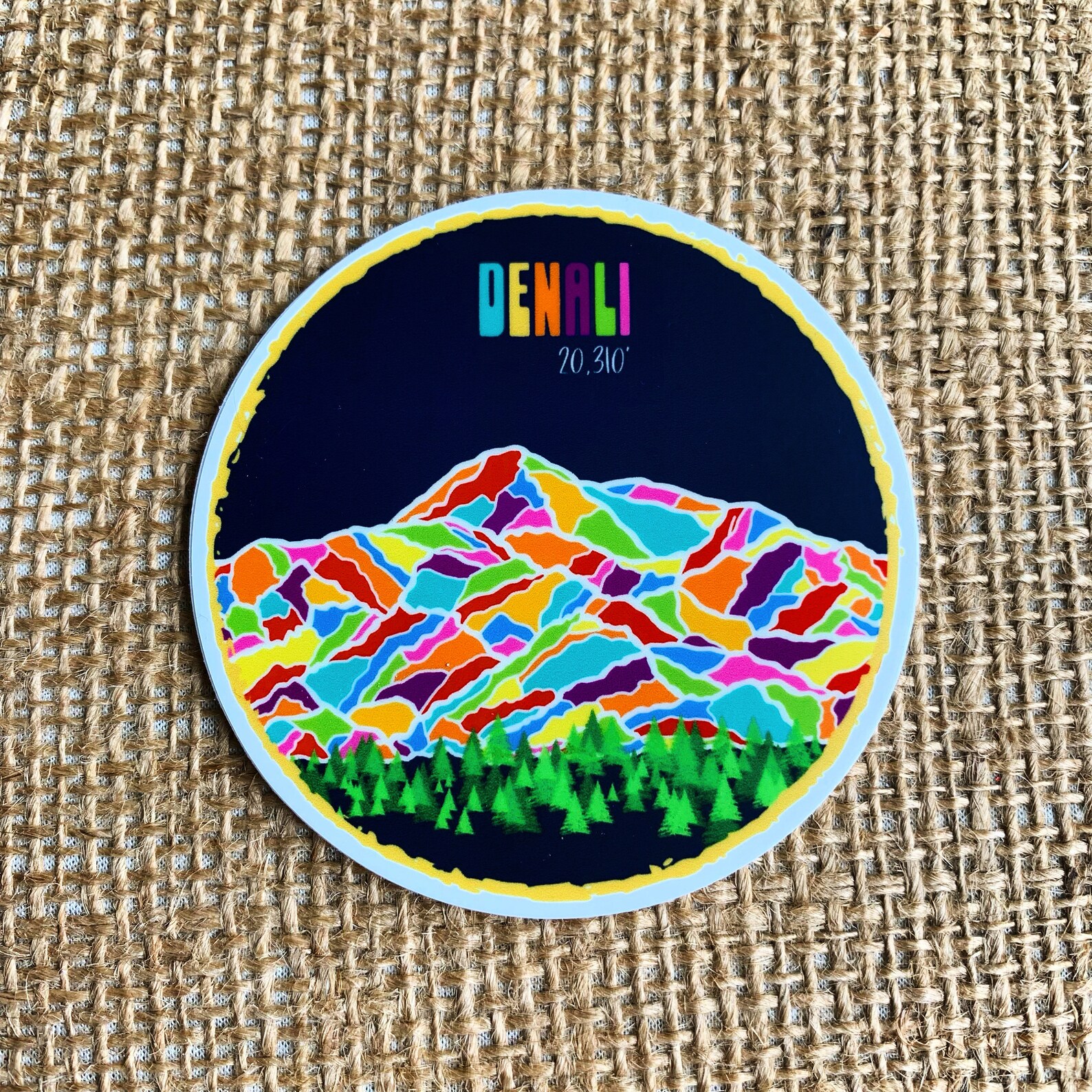 Denali Sticker Denali Alaska Sticker - Etsy