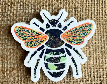 Queen Bee Sticker for Laptop // Decal, Bumble Bee Sticker, Honey Bee ...