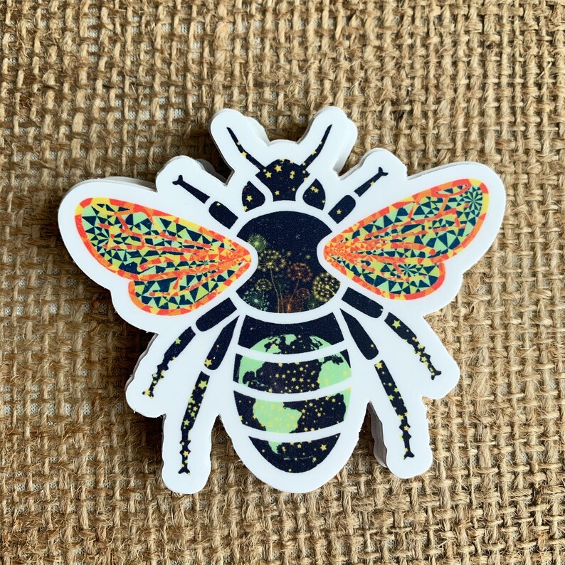 Bee Sticker - Etsy