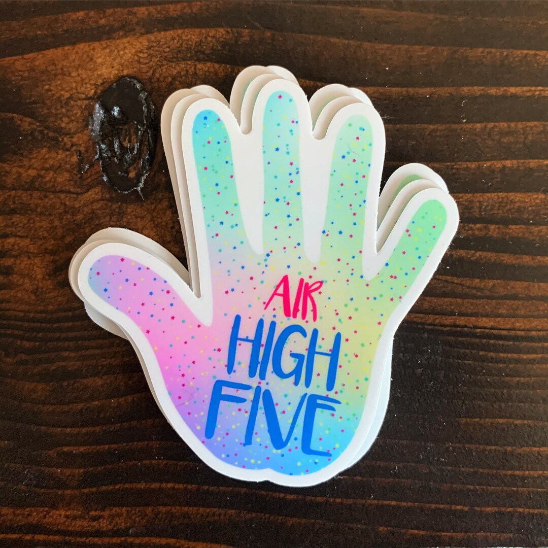 Air High Five Sticker - Etsy
