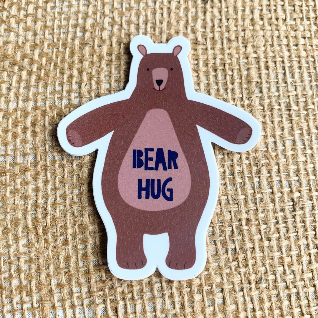 Bear Hug Sticker -- Alaska Bear Hug Sticker - Etsy