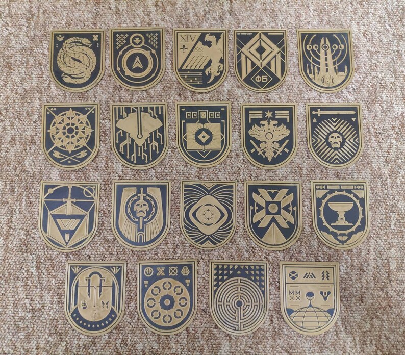 Destiny 2 Seal Signs. 19 Seals Available. 3D Printed. Perfect | Etsy