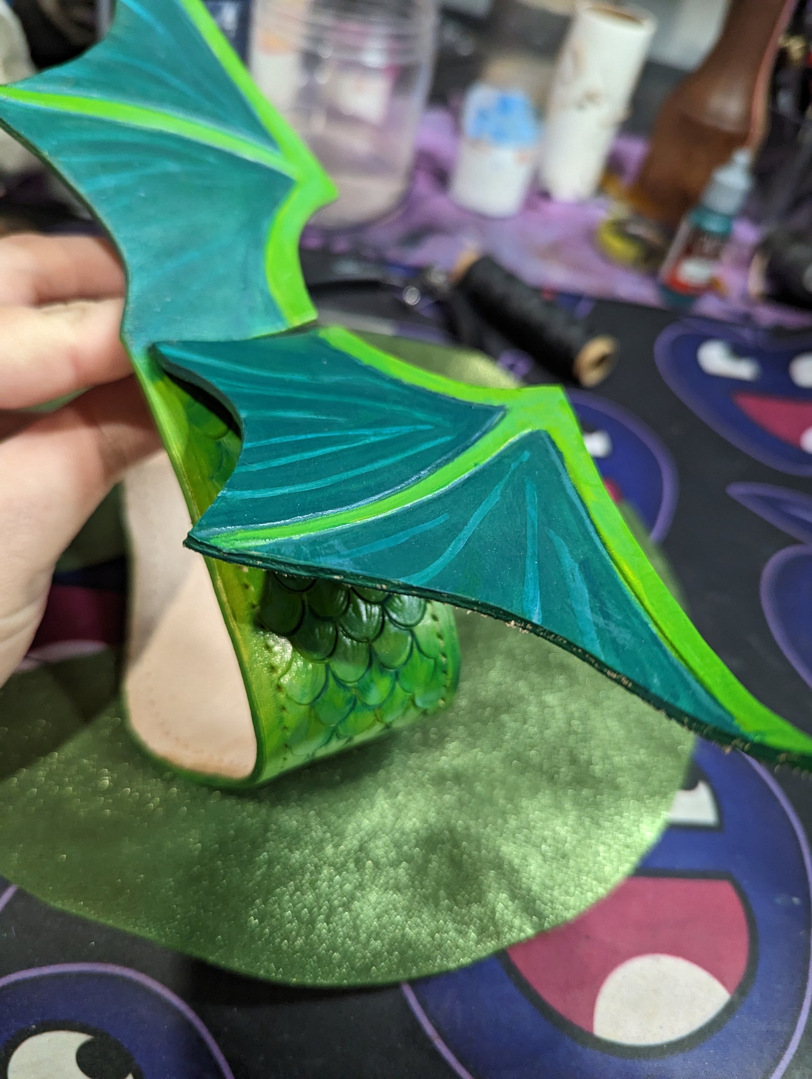 Dragonwing Leather Dice Bag Dnd - Etsy