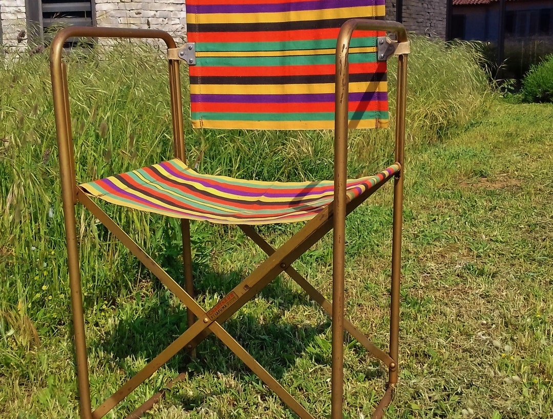 1954 HERITAGE Collection Folding Camping Chair LAFUMA Chantazur Small ...