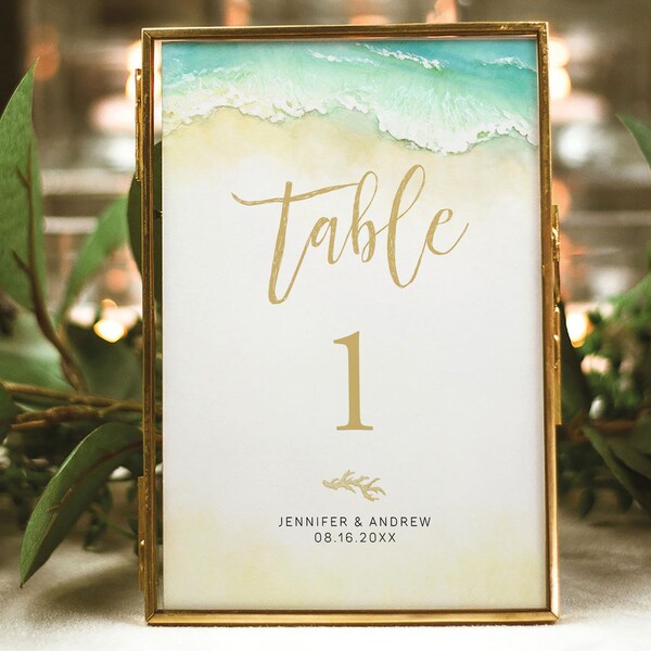 Coral Table Numbers - Etsy