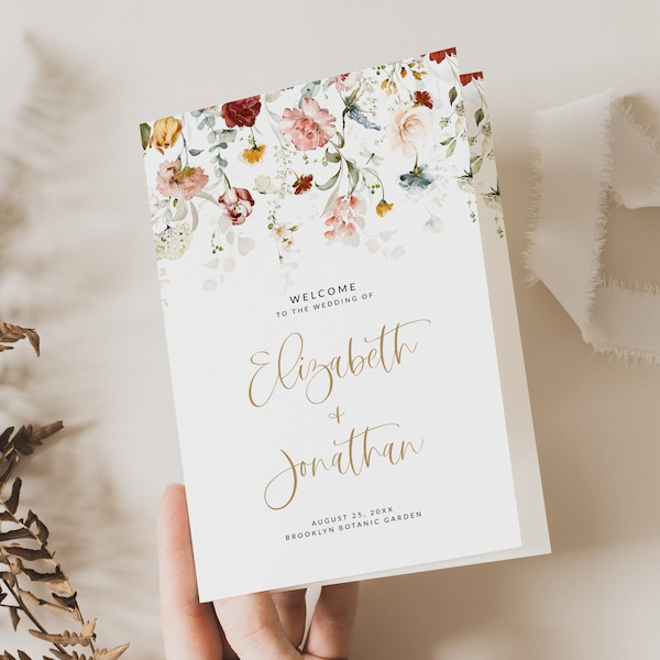 Folded Program - Etsy