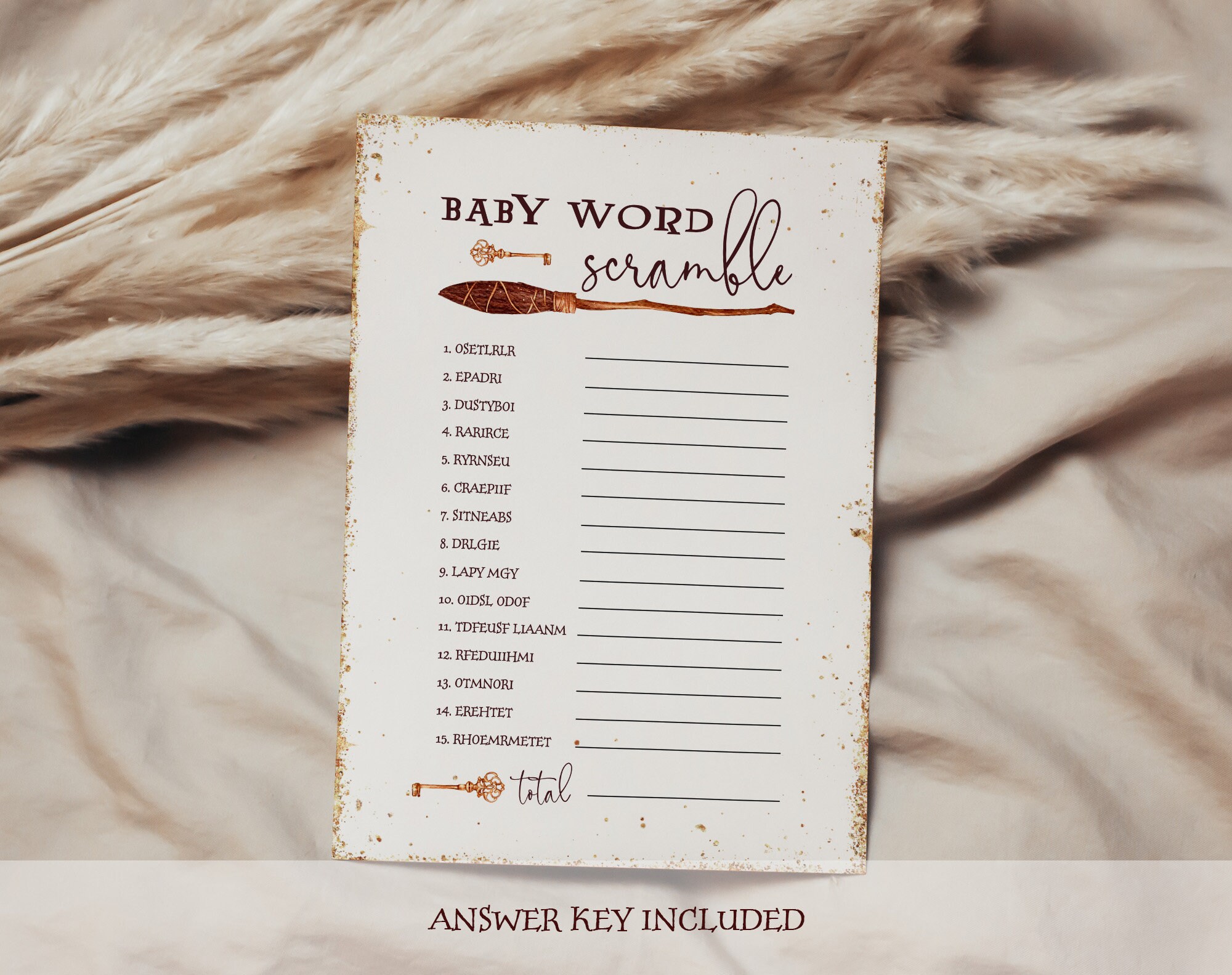 Baby Shower Game Bundle Wizard Baby Shower Game Kit - Etsy