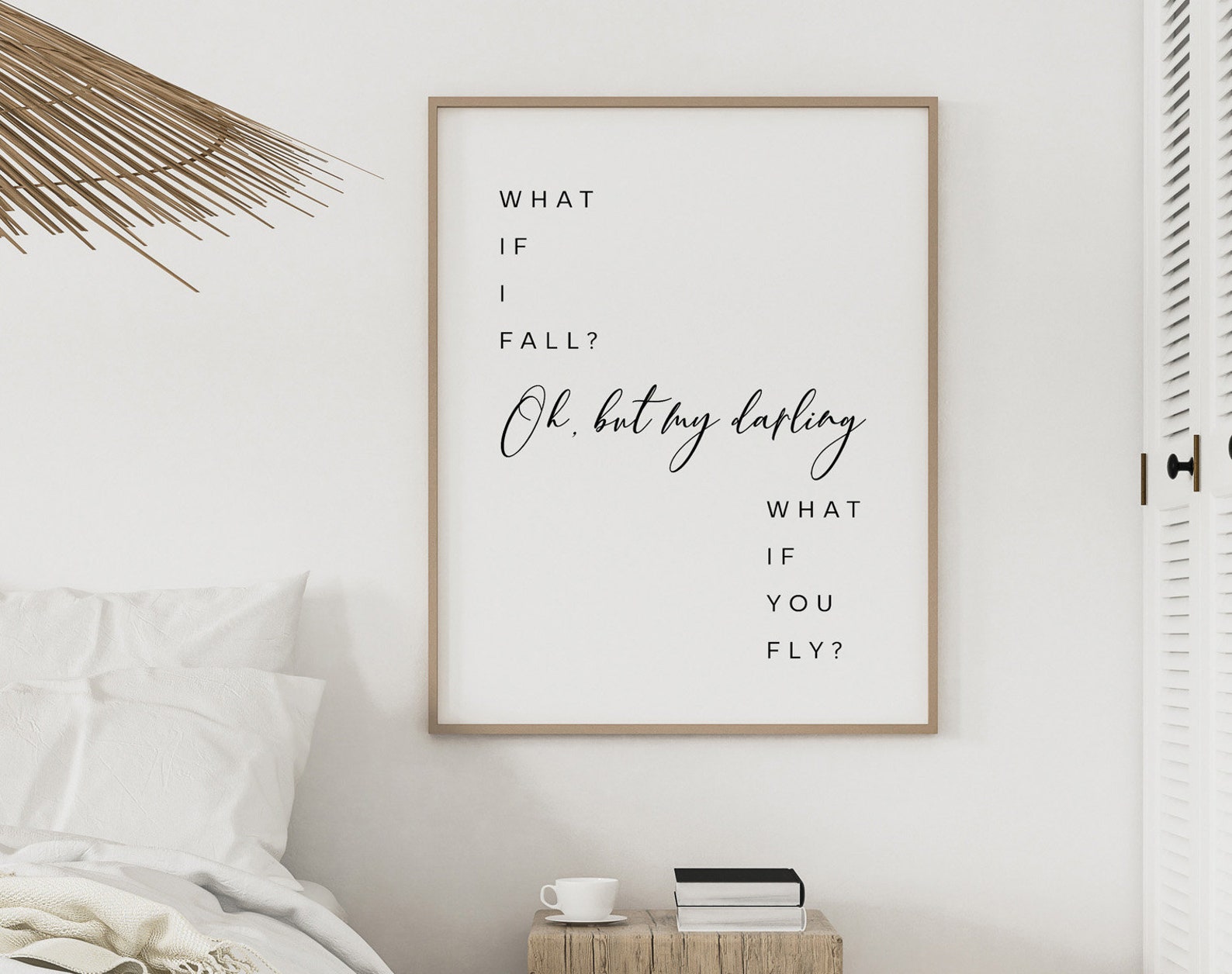 What If I Fall? Oh, My Darling, What If You Fly? Nursery Decor ...