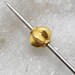 10mm Yellow Gold Ball Bead Finding, 18k Yellow Gold Spacer Bead Finding ...