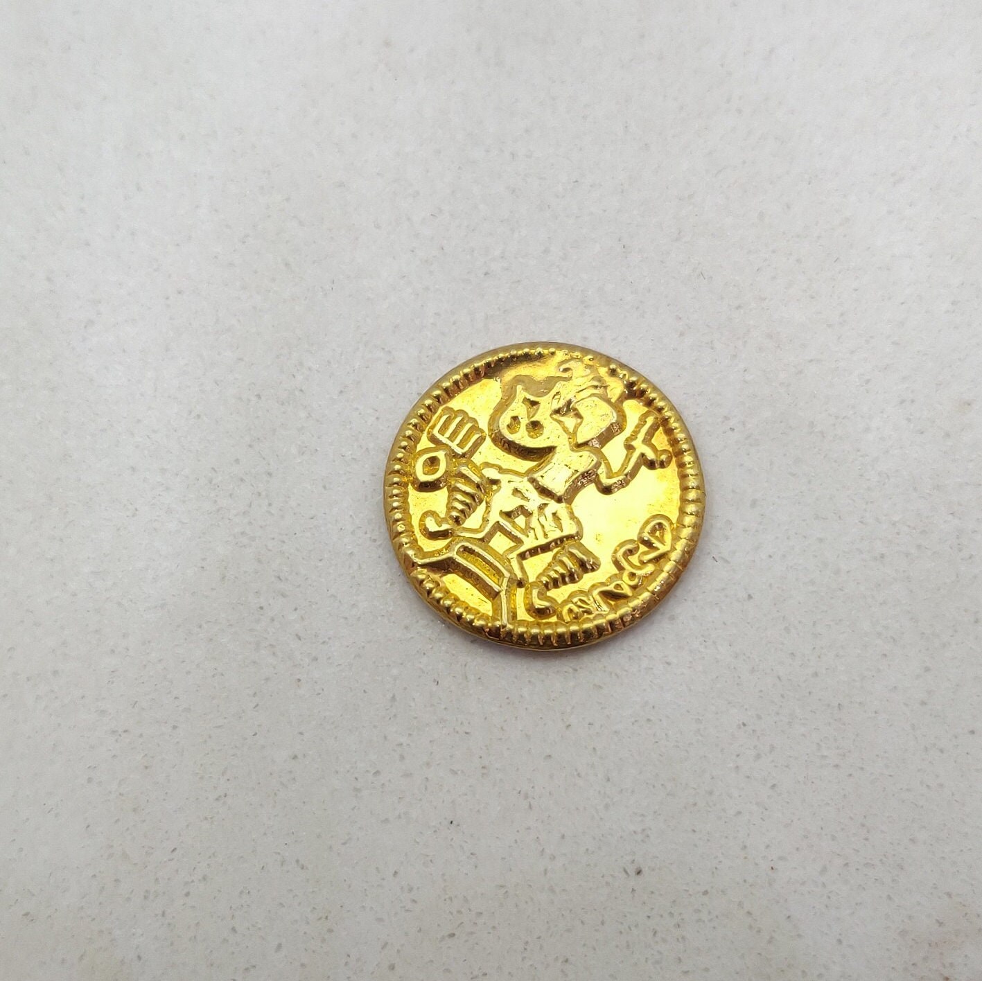 Antique Style 18k Gold Coin Finding Size 17MM Gold Coin - Etsy Australia