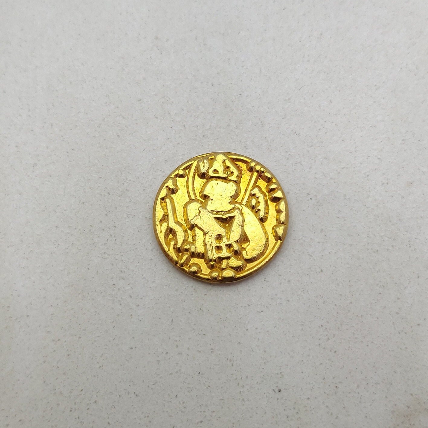 Antique Style 18k Gold Coin Finding Size 17MM Gold Coin - Etsy Australia
