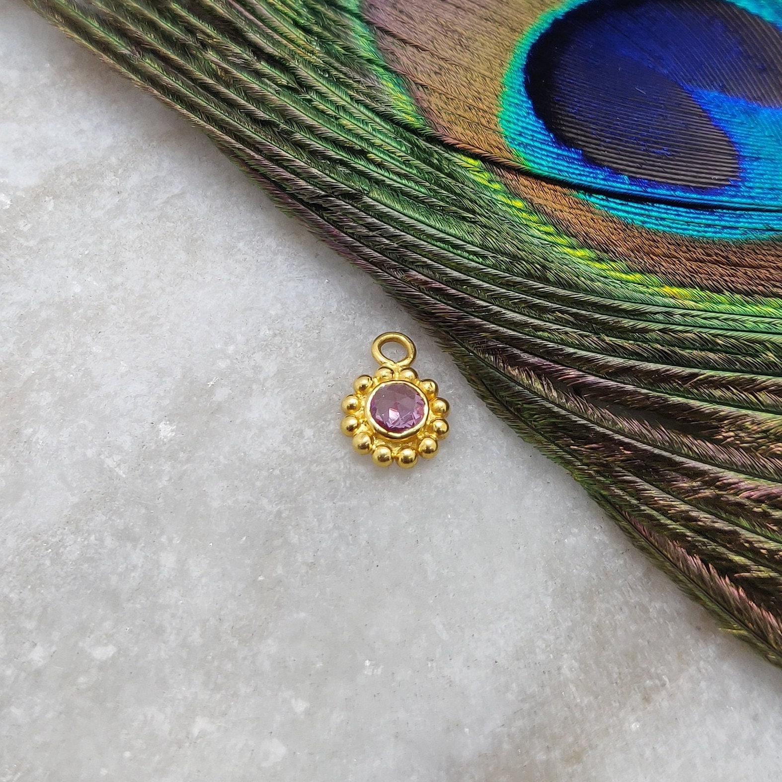 18k Yellow Gold Charm 18k Gold Charm Pendant Size 7x10mm Bracelet Gold ...