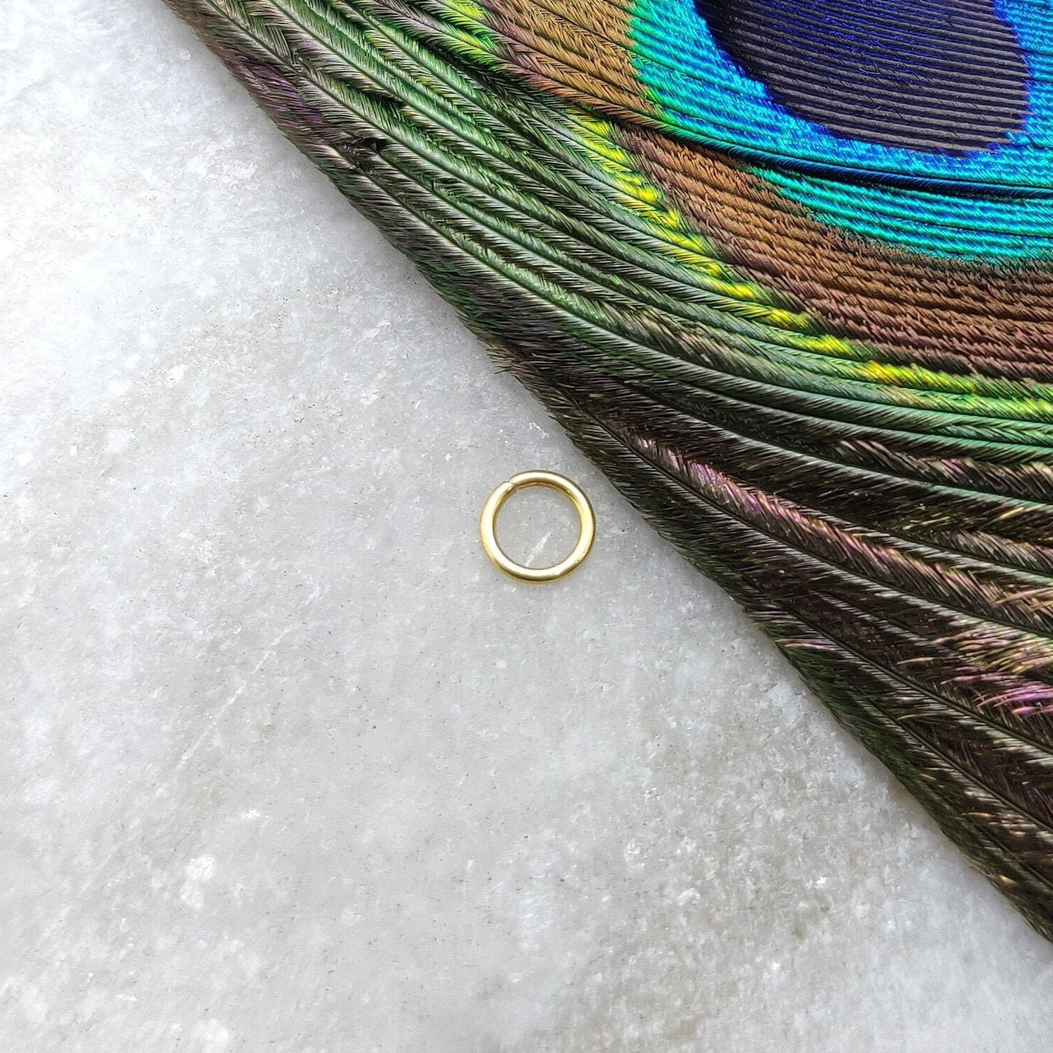 18k Gold Jump Ring Size 5MM 18k Gold Jump Ring Beads Sold as - Etsy UK