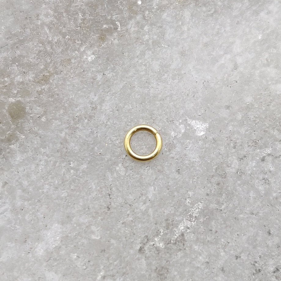 Handmade 18k Gold Jump Ring 18k Gold Jump Ring Beads Size - Etsy UK