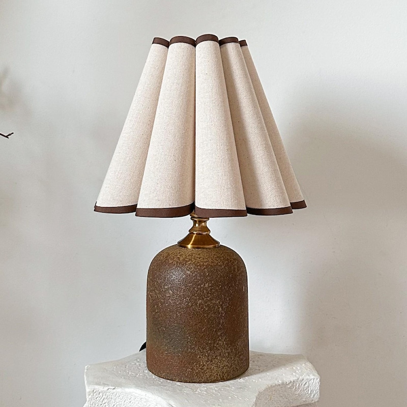 Table Scalloped Lamp - Etsy
