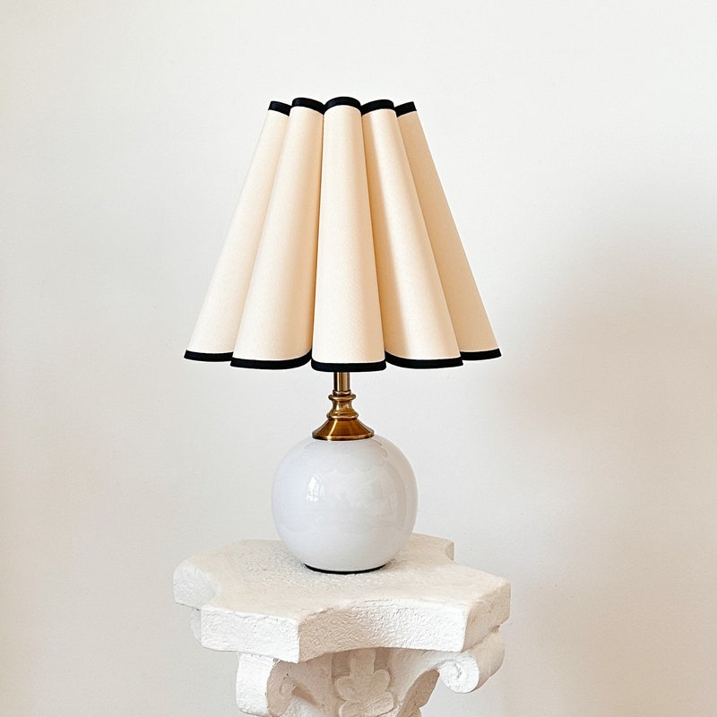Fluted Table Lamp Shade - Etsy