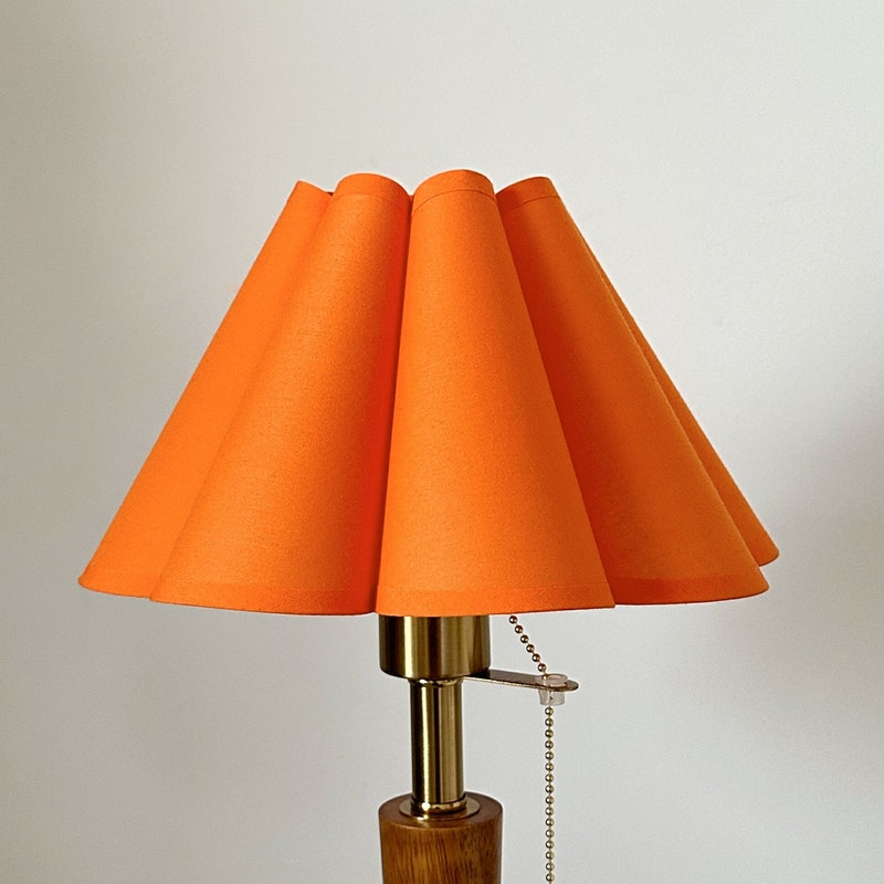 Orange Lampshade - Etsy UK