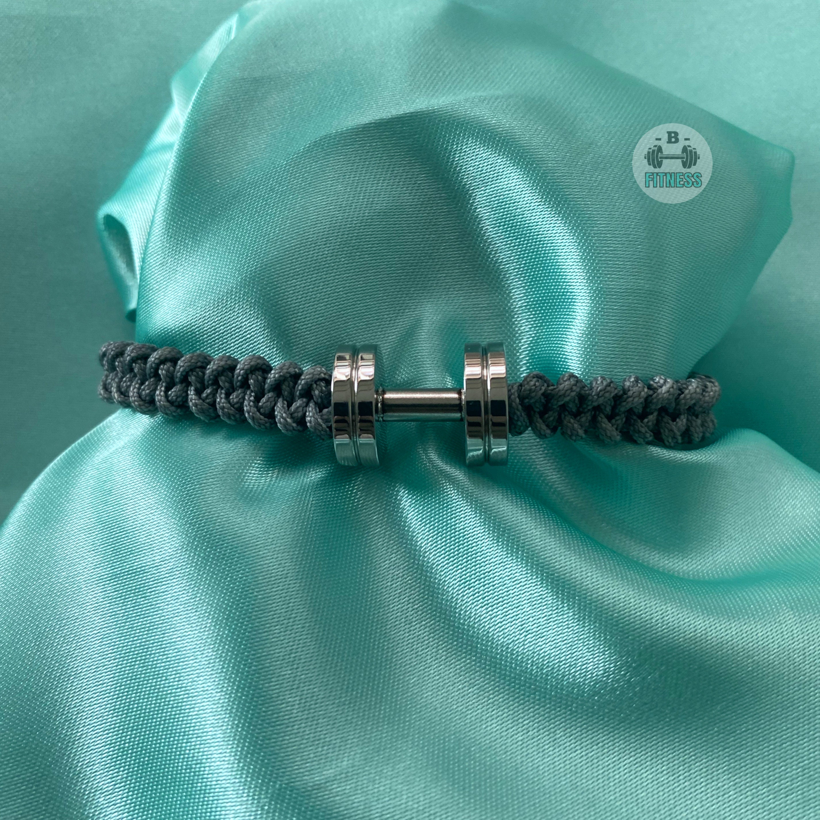 Fitness Bracelet, Gym Bracelet, Gym Gift , Dumbbell Bracelet, Gift for ...