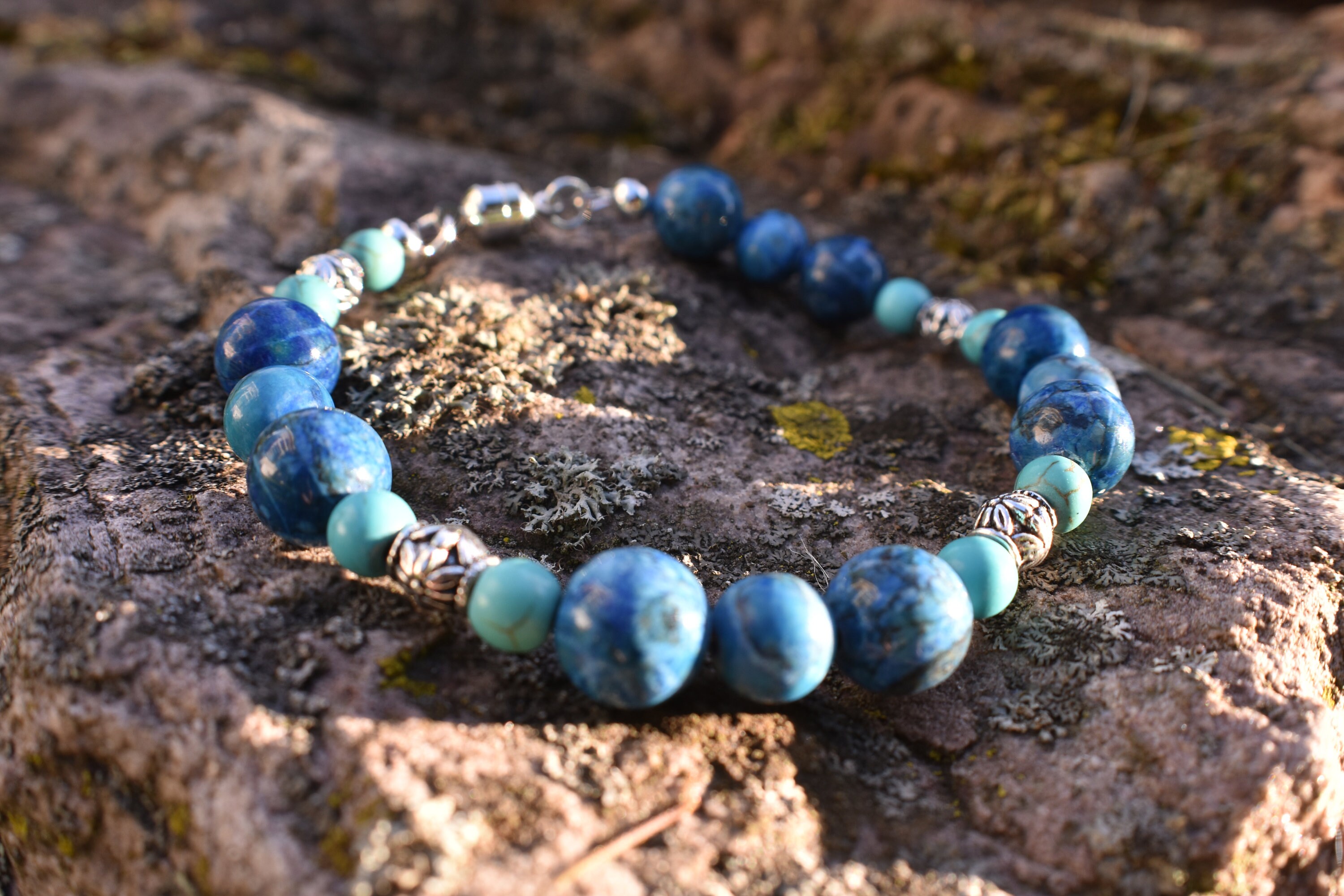 Turquoise Beaded Bracelet Turquoise Bracelet Blue African & - Etsy.de