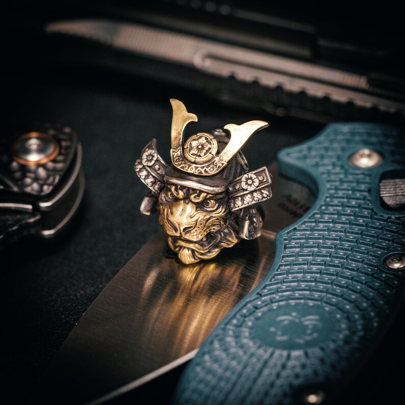 Japanese Tiger Samurai Paracord Bead Warrior Armor Gothic - Etsy