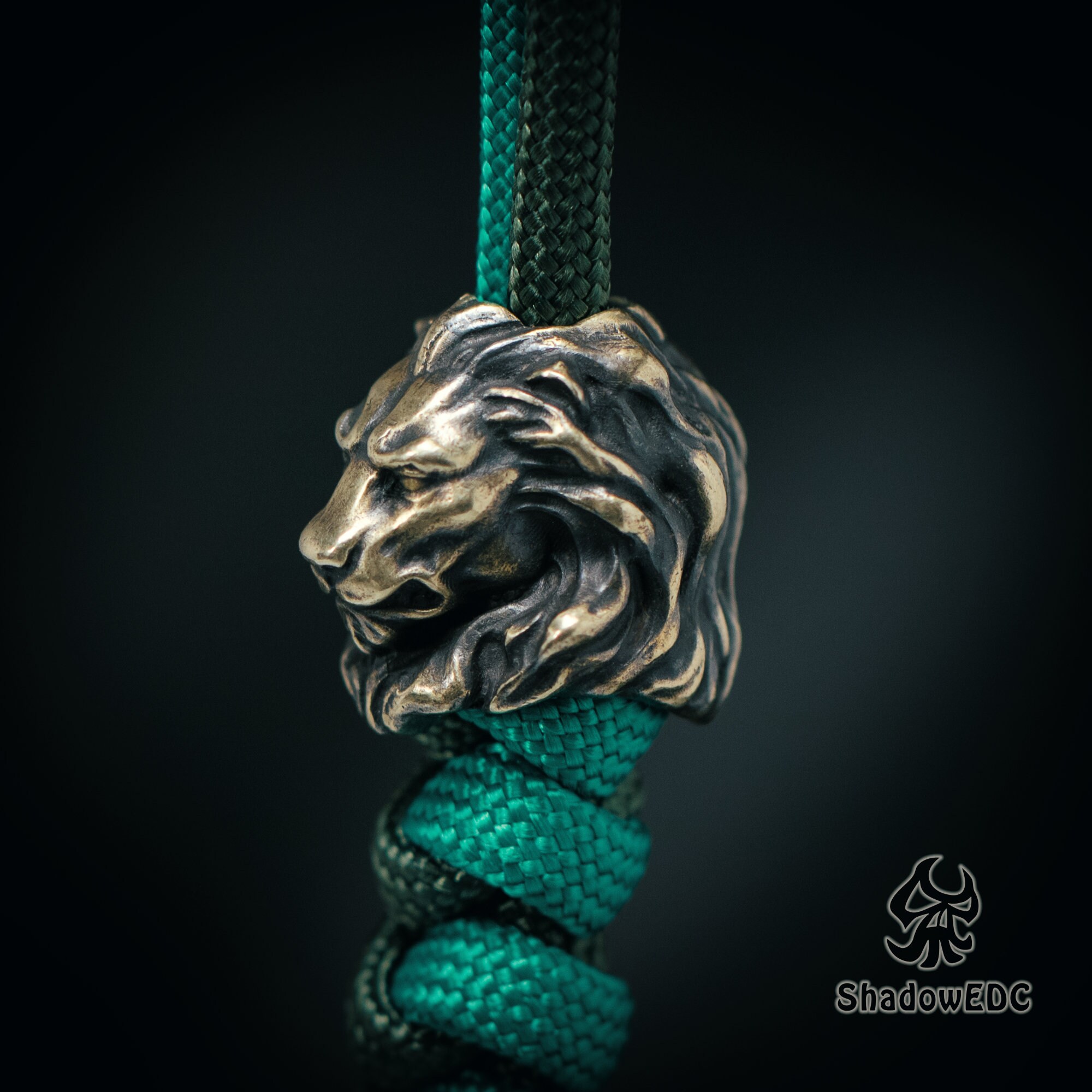 Paracord Bead Lion Head Knife Lanyard Metal Bead Wild Lion - Etsy Canada