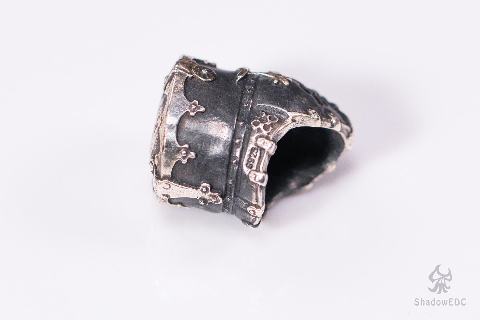 Paracord Bead Crusader Helmet Medieval Warrior for Knife, Bracelet, and ...