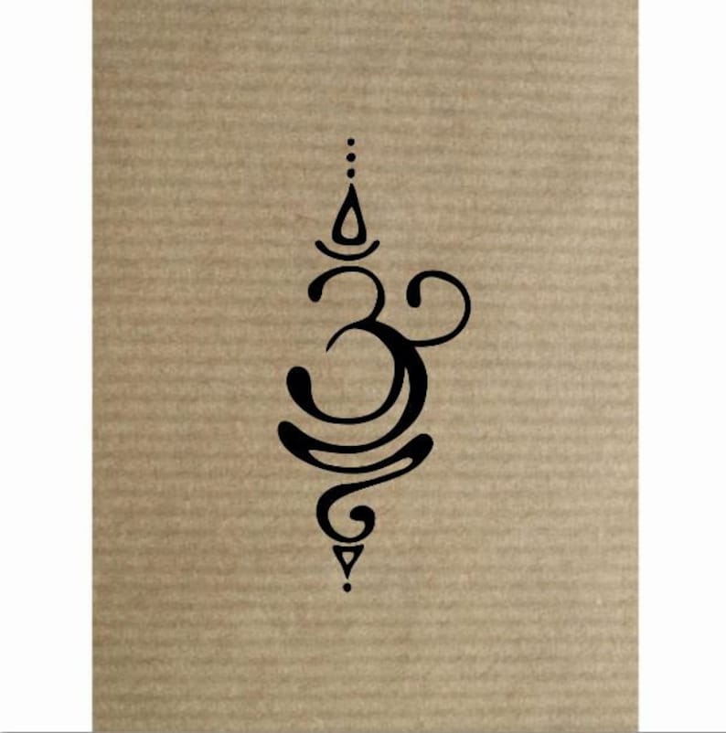 Breathe Symbol Om Sanskrit Symbol for Breathe Svg Png - Etsy